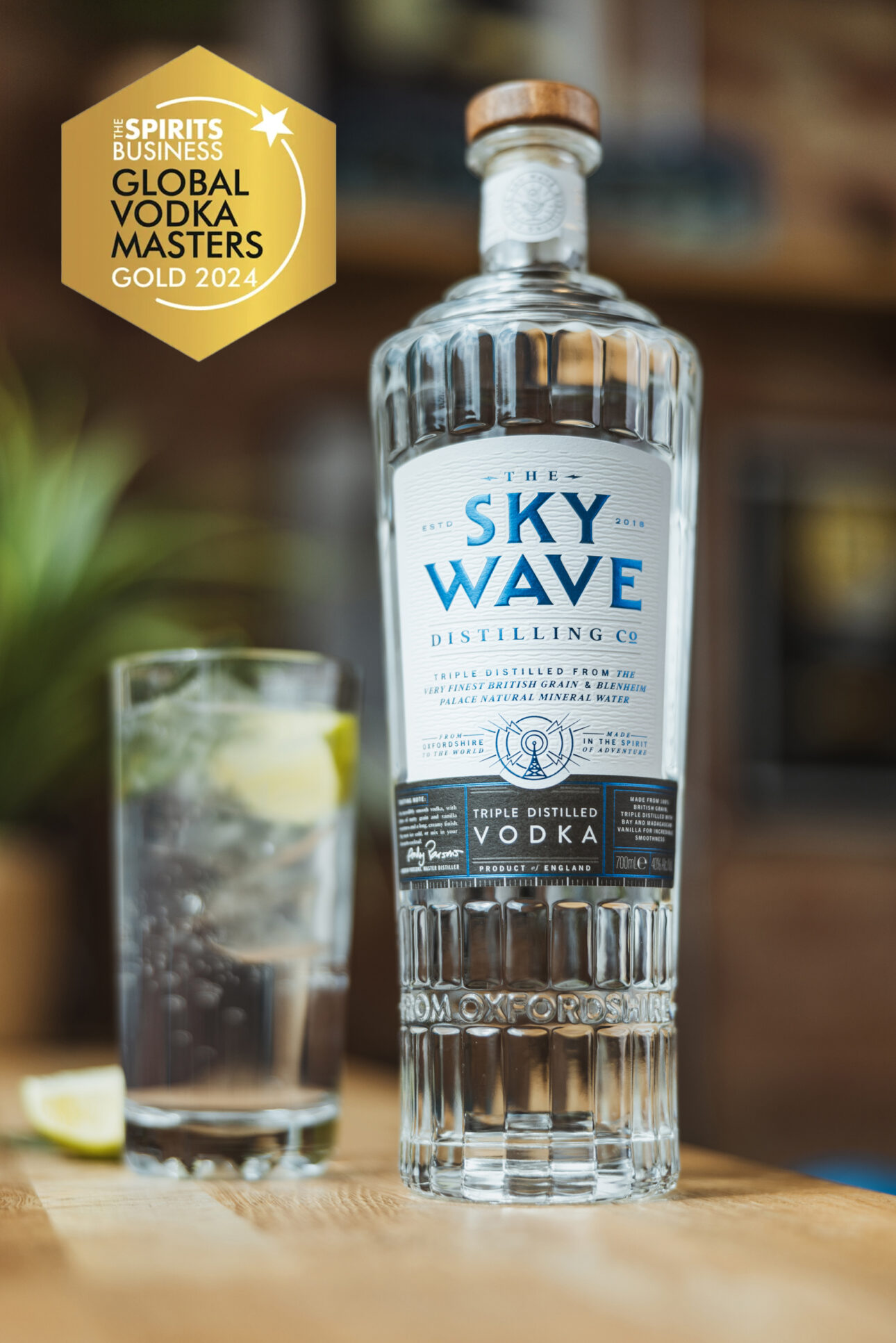 Gold Medal for Sky Wave Premium Triple Distilled Vodka - Sky Wave